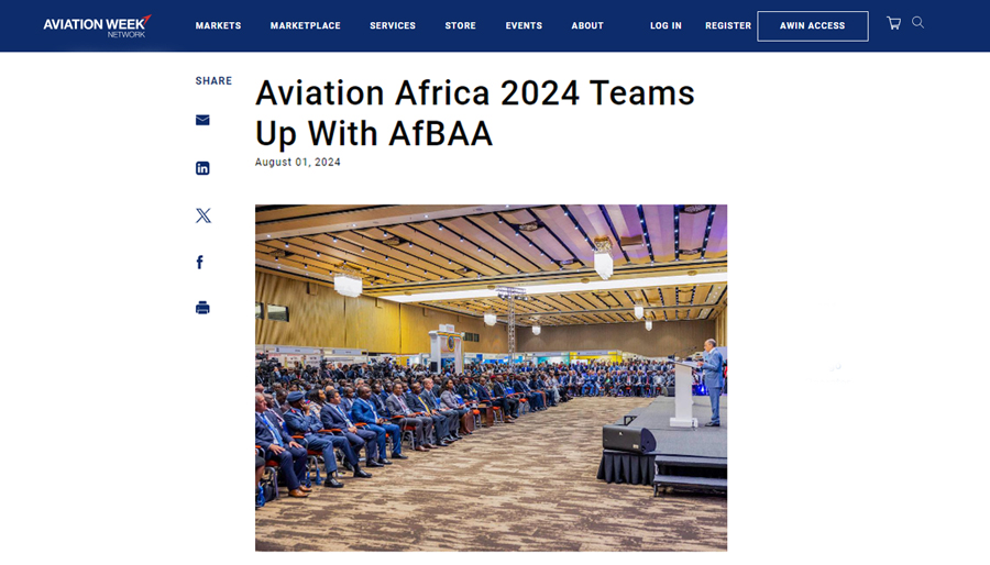 AfBAA Teams Up with Aviation Africa 2024